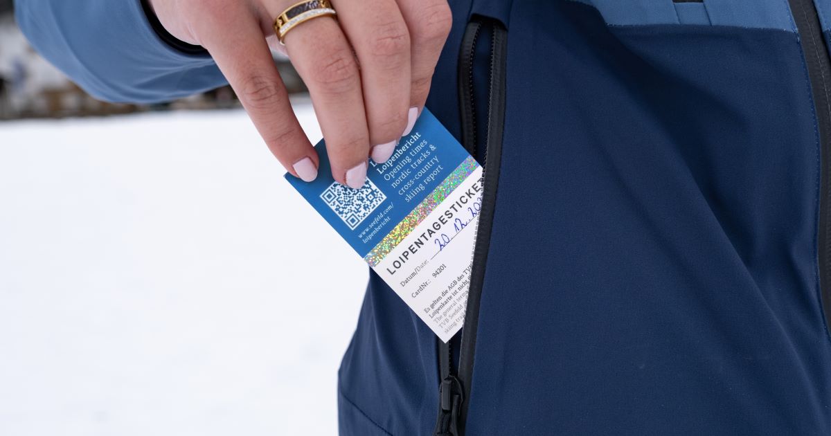 Cross-country skiing ticket = public transport ticket