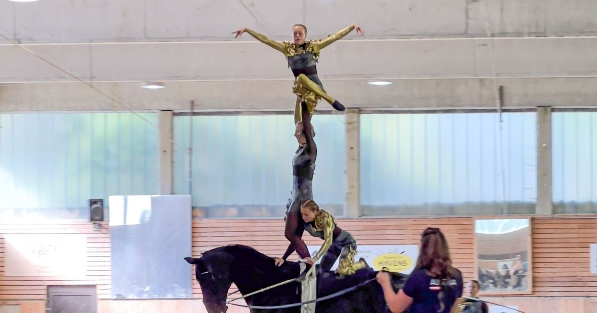 Acrobatics on horseback: vaulting at the Seefeld Equestrian Club